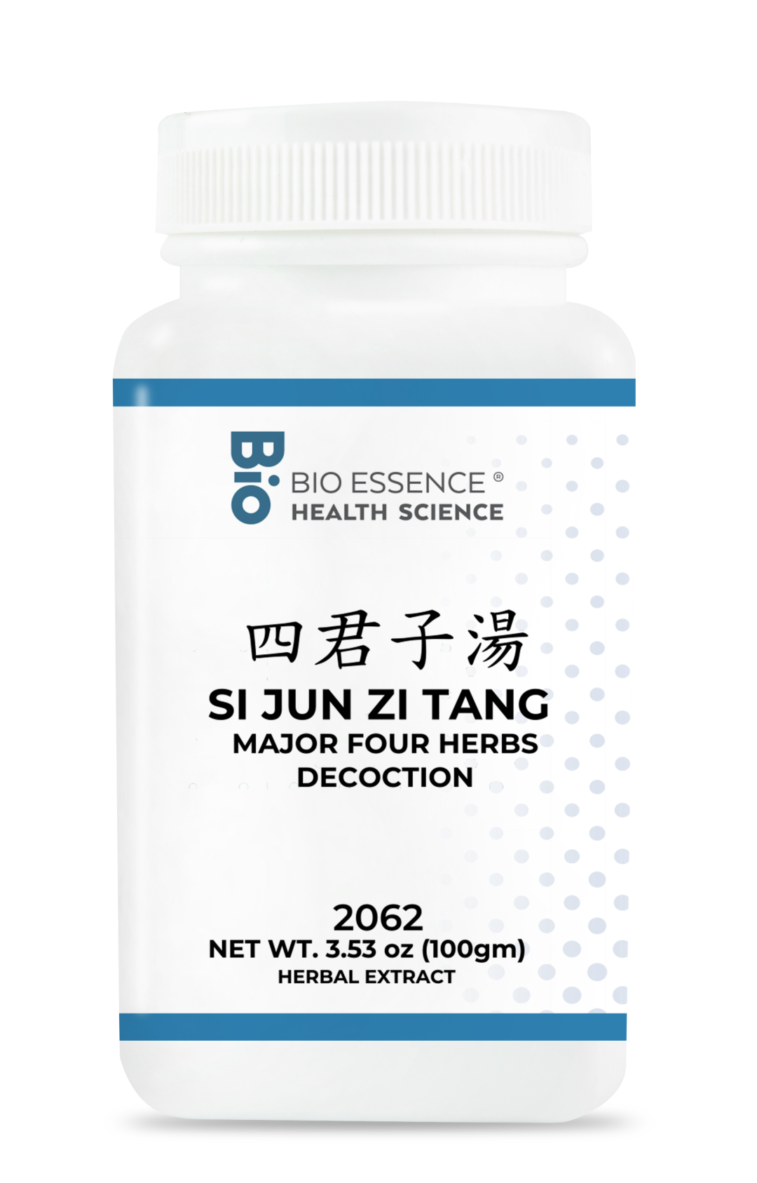 Si Jun Zi Tang- 四君子湯- Four Gentlemen Decoction-Bio Essence Health Science