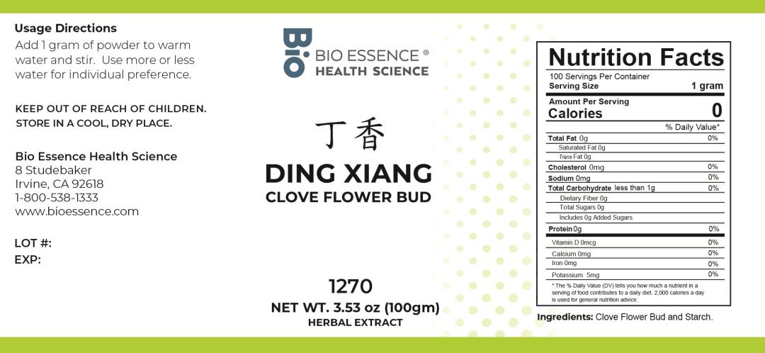 Ding Xiang - 丁香 - Clove Flower Bud-Bio Essence Health Science