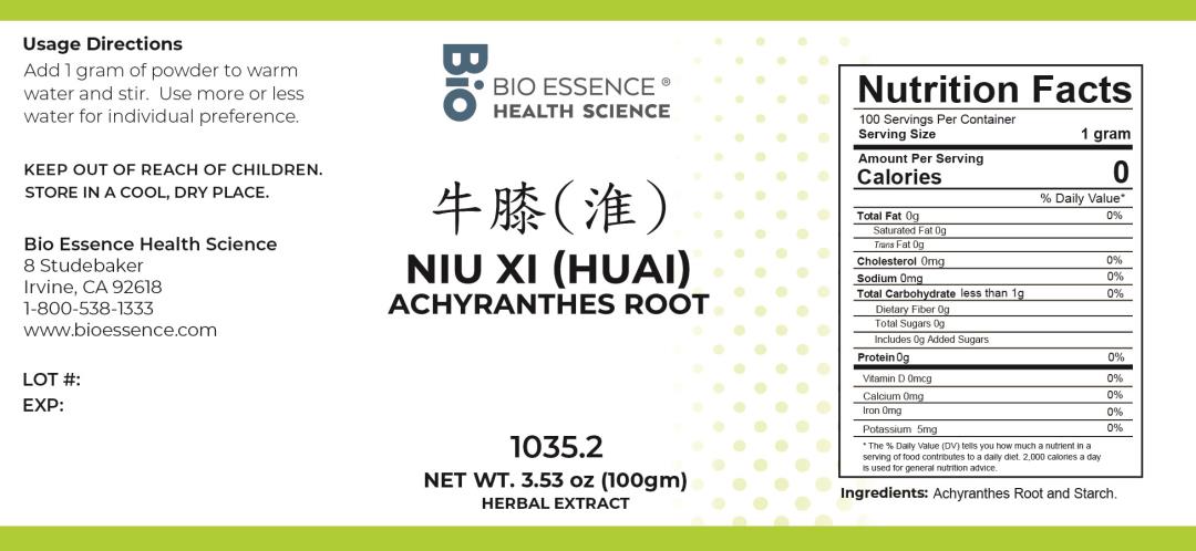 Huai Niu Xi - 淮牛膝 - Achyranthes-Bio Essence Health Science